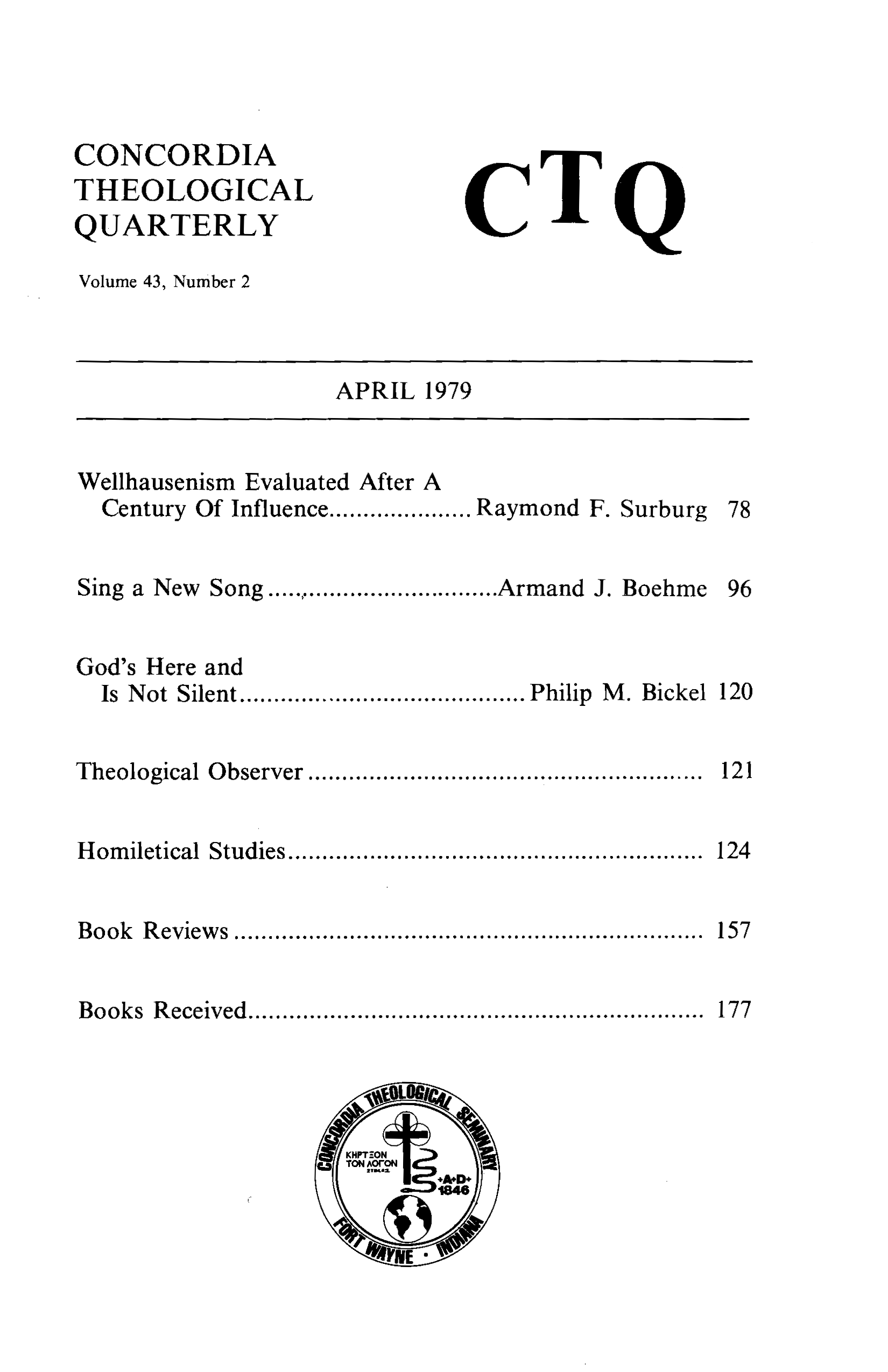 Rev. Dr. David P. Scaer (1936-) - Concordia Theological Seminary's ...